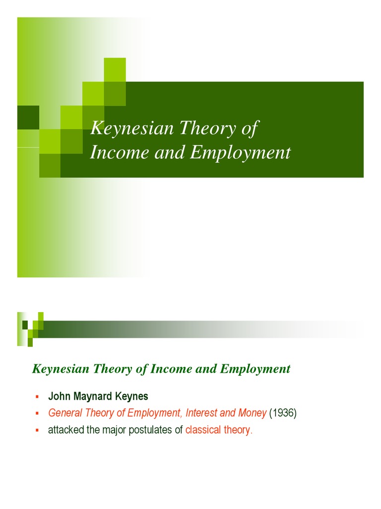 Keynesian Theory | Keynesian Economics | Aggregate Demand