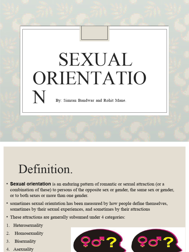 Understanding Sexual Orientation | PDF | Homosexuality | Sexual Orientation