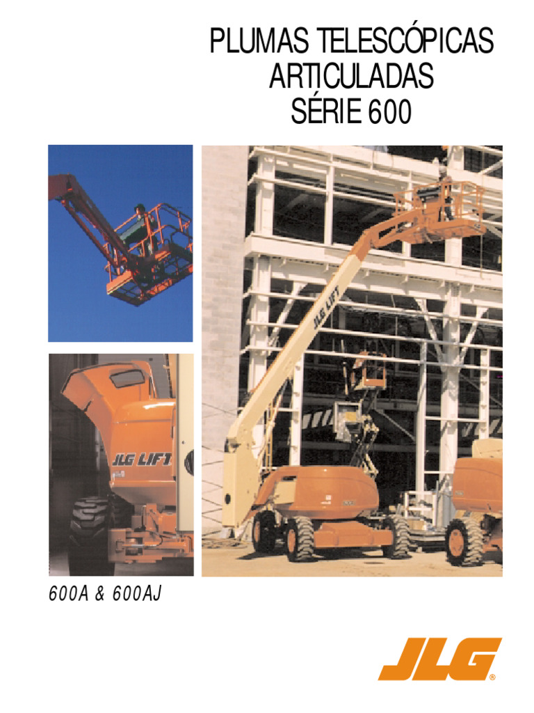 Especificaciones Plumas Telescópicas JLG 600AJ/A | PDF | Tracción en ...
