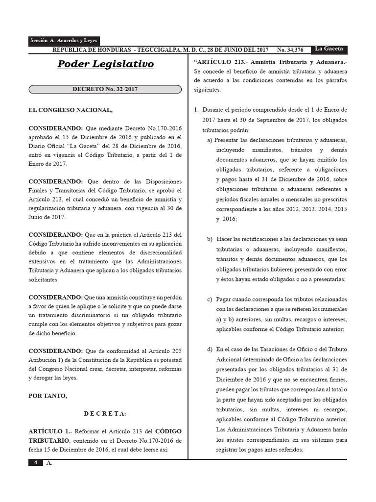 53 Reforma Art. 213 Código Tributario | PDF | Impuestos | Impuesto ...
