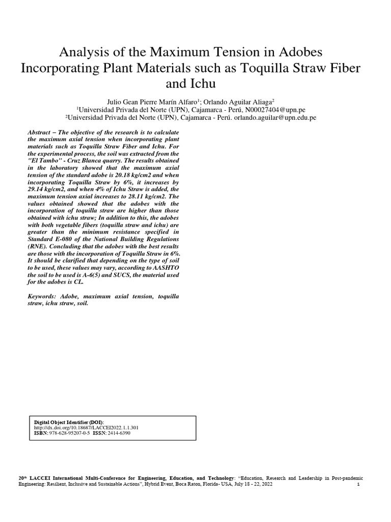 FP301 | PDF | Materiales naturales | Materiales