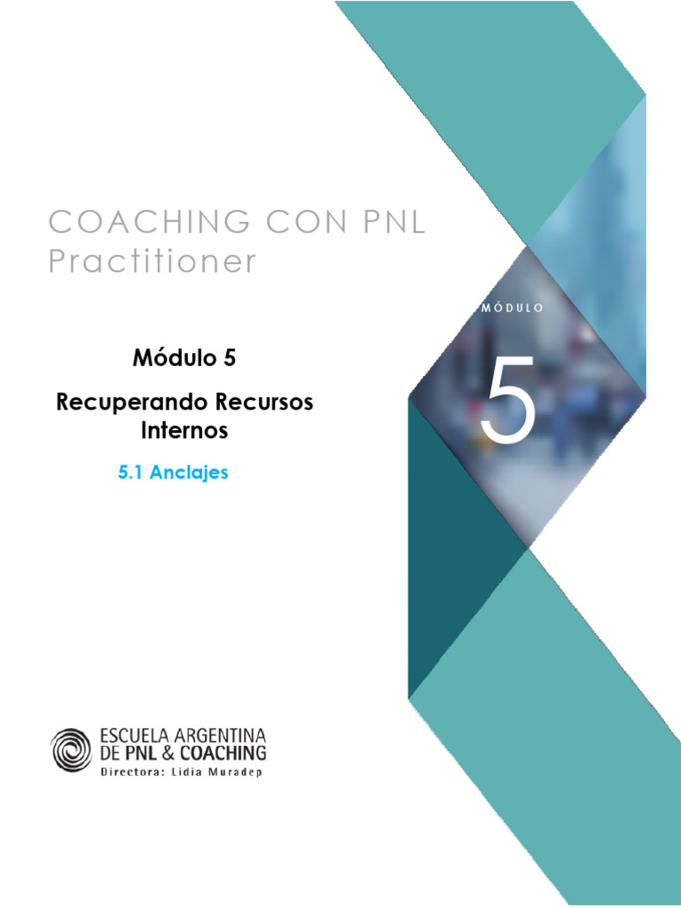 Modulo 5 - Tema 5.1 - Anclajes - COAPNL2023 - Carpeta Participante-693 | PDF | Experiencia | Las ...