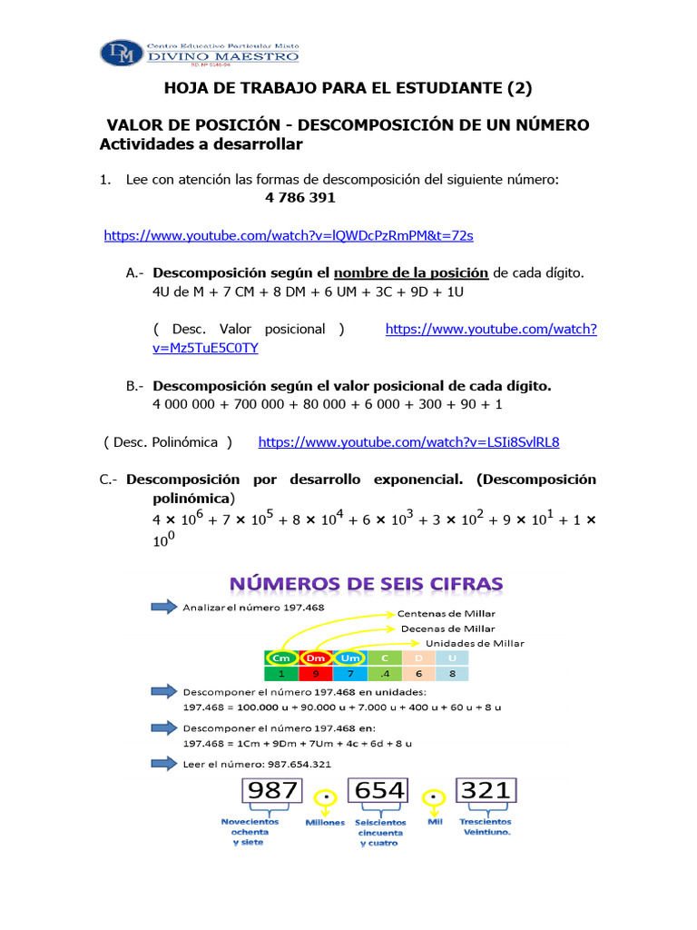 Valor de Posición | PDF