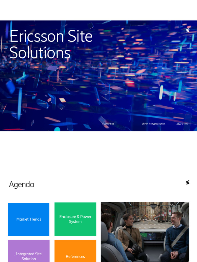 Ericsson Site Solution Workshop | PDF | Solar Power | Infrastructure