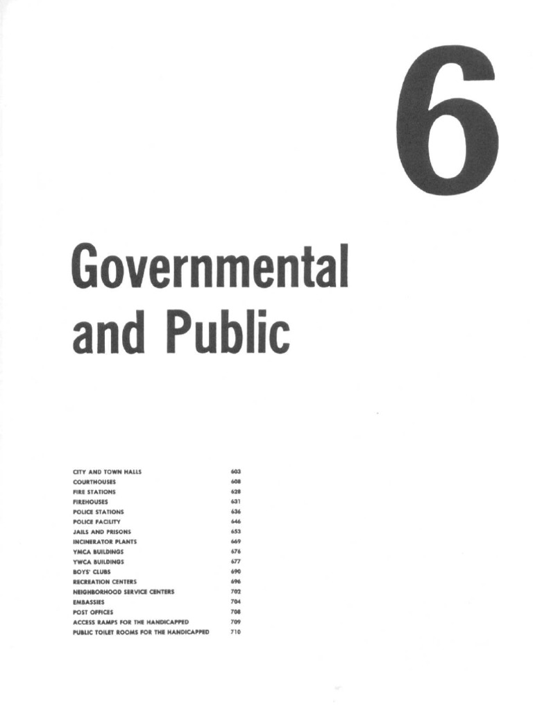 Time-Saver Standards For Government Municipal Hall | PDF | Courtroom ...