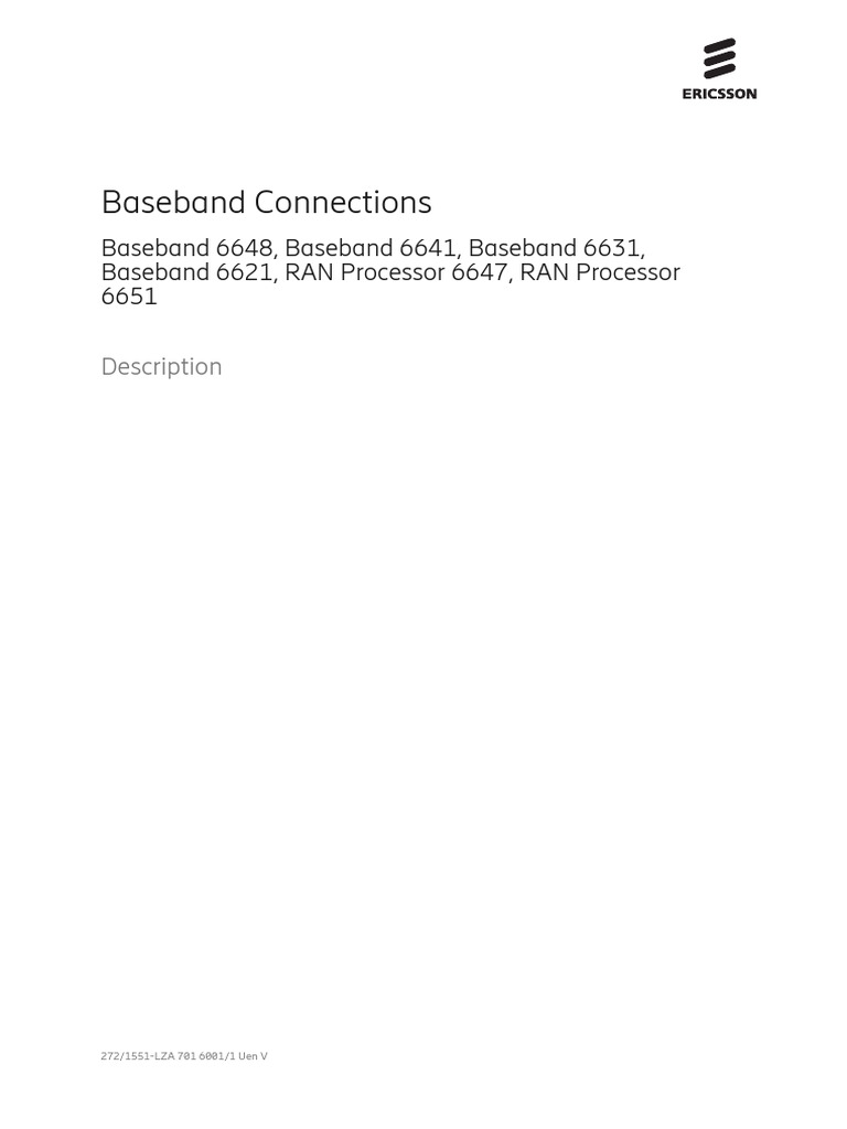 Baseband ConnectionsBaseband 6648 | PDF | Computer Engineering | Electronics
