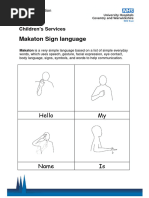 Makaton Signs PDF 5 | PDF