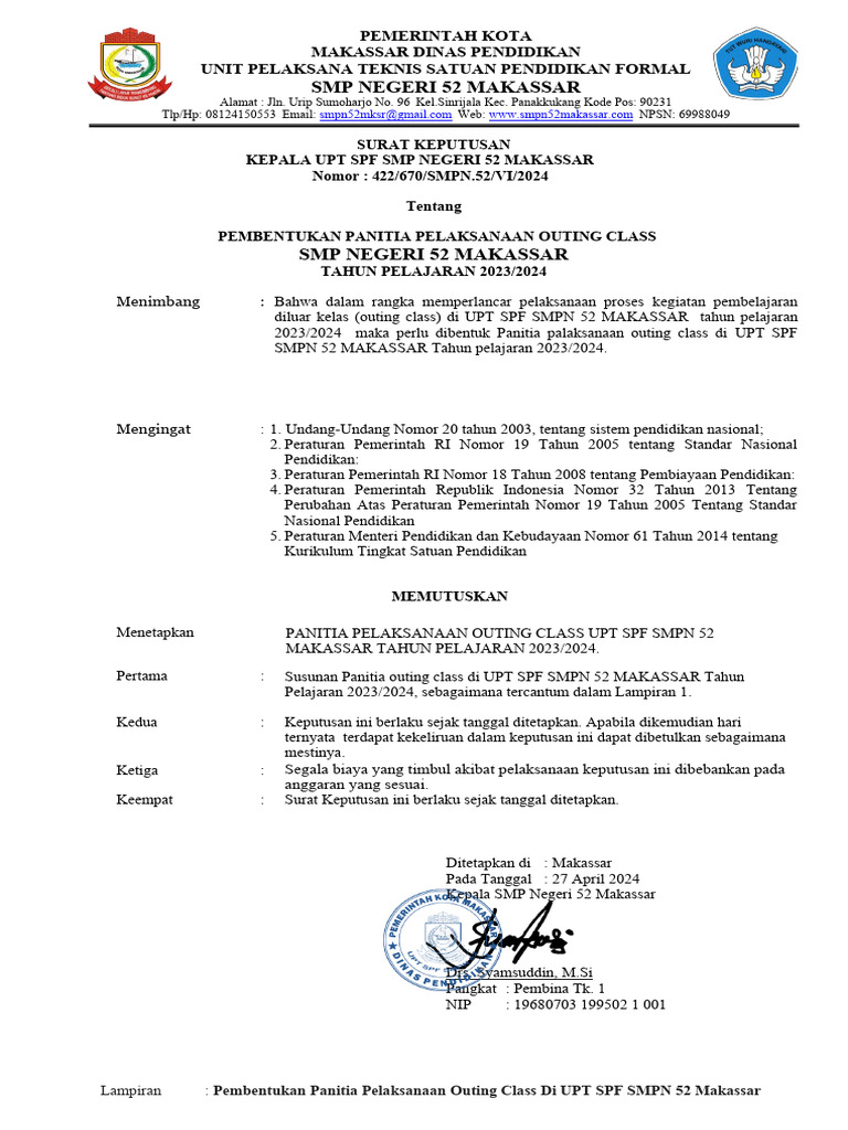 SK Outing Class | PDF