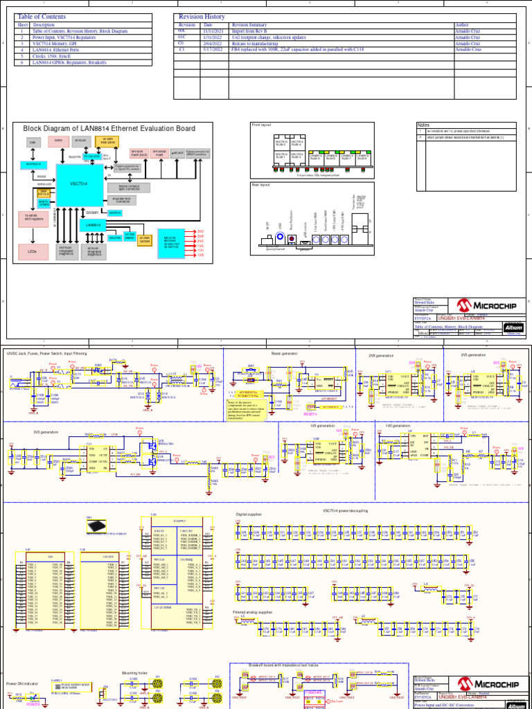 Ev53d52a Evb-Lan8814 Schematic | PDF | Manufactured Goods | Computer ...