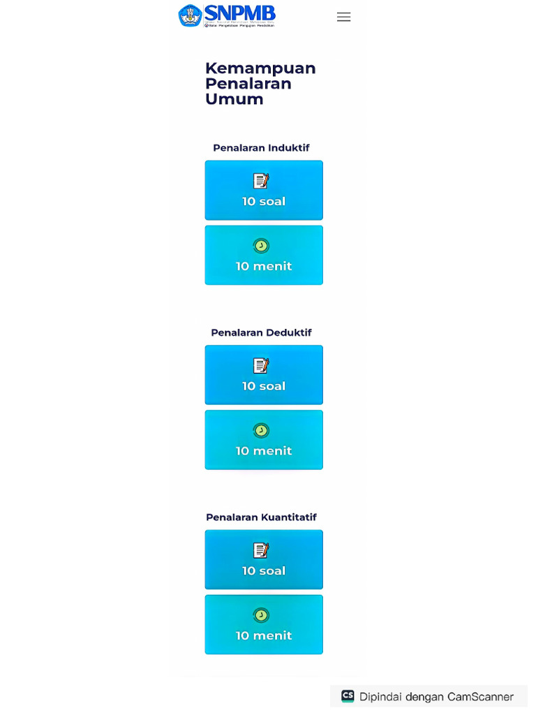 Perubahan Jumlah Soal Dan Waktu Per Sub-Tes | PDF