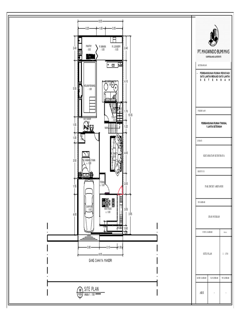 02 Denah lt1 Rev | PDF