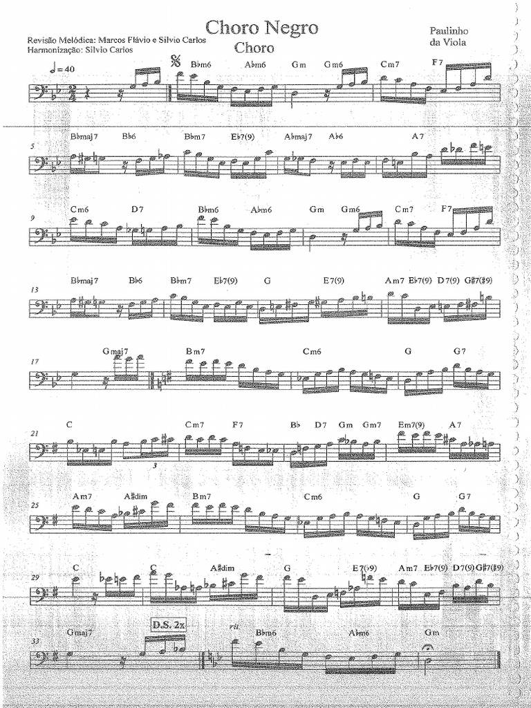 Choros para Instrumentos Na Clave de Fa 2 PDF Free 19 | PDF