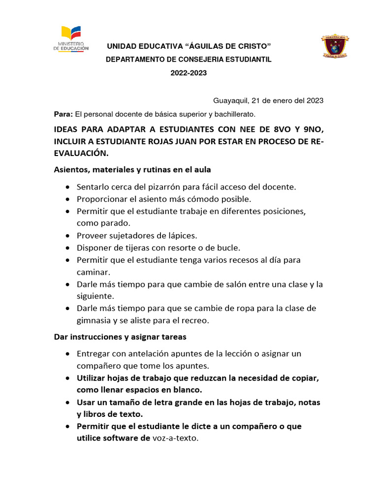 Adaptación de DCD | PDF