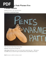 Crochet Penis and Scrotum Guide | PDF | Crochet | Textile Arts