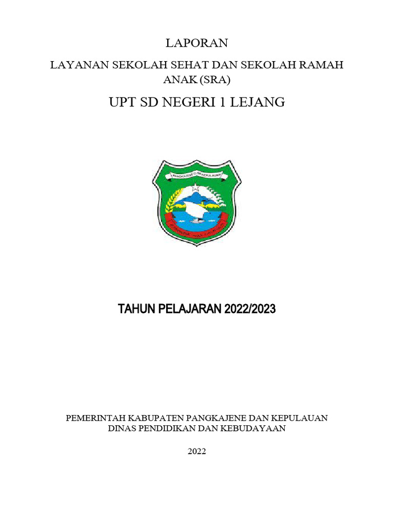 Laporan Sekolah Sehat Dan Sra | PDF