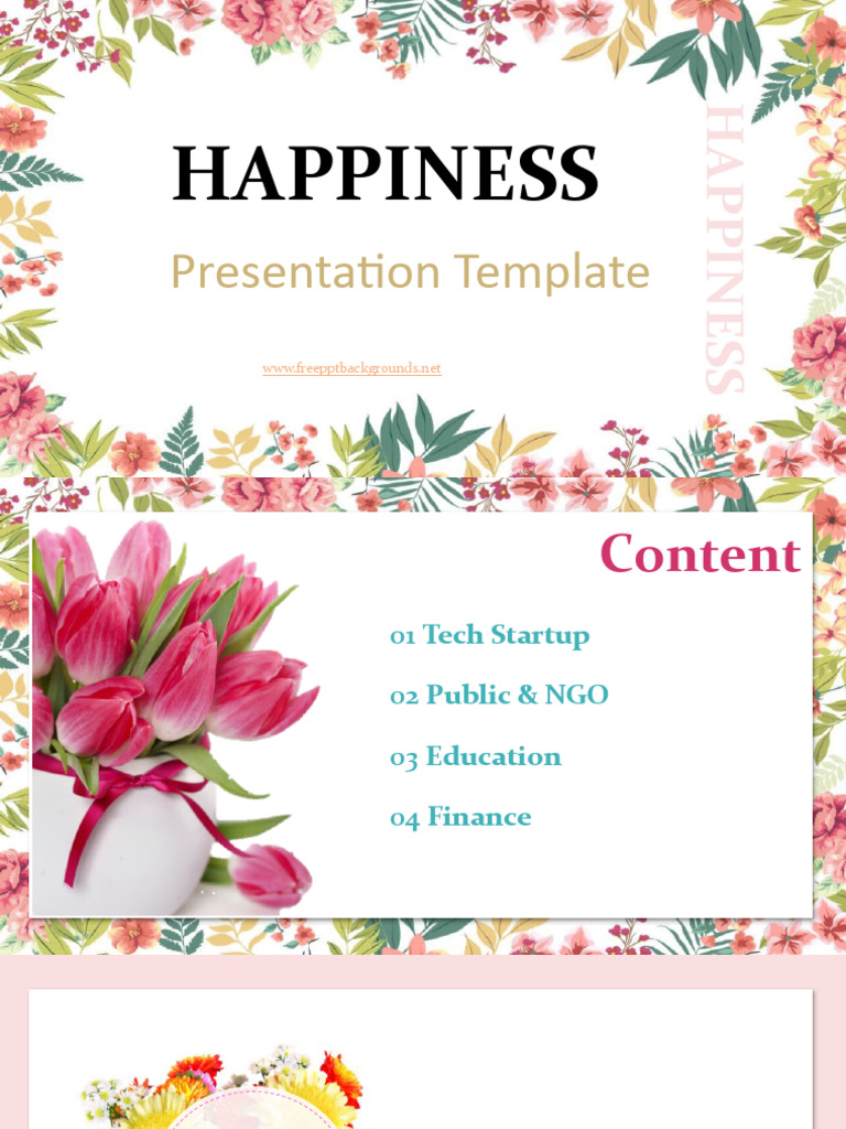 Happiness Presentation Template | PDF | Brand