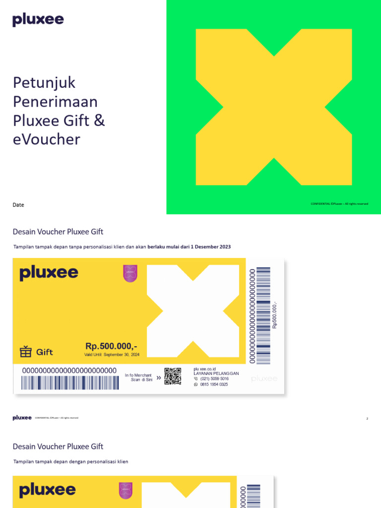 Pluxee - Petunjuk Penerimaan Paper & Digital | PDF