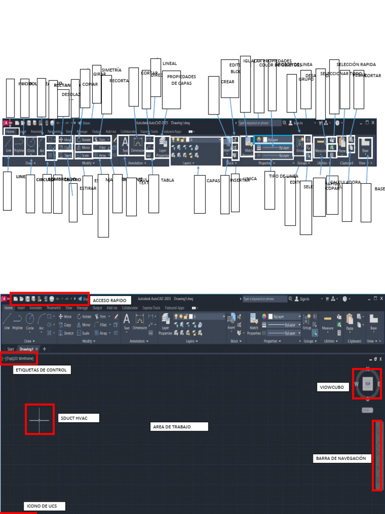 Herramientas y Comandos CAD | PDF