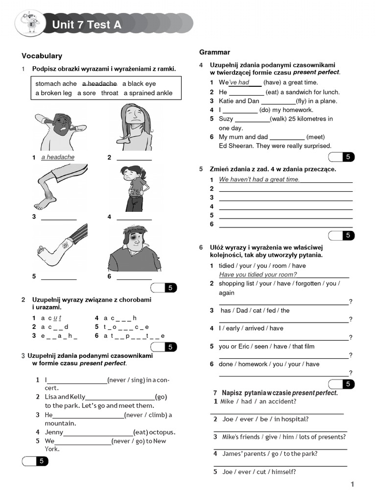 Steps Plus VI Test U7 | PDF