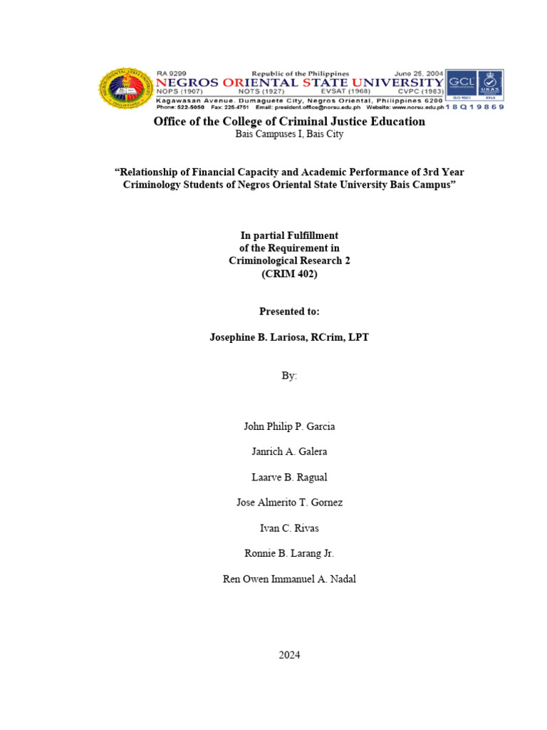 Research Final | PDF | Statistics | Survey Methodology