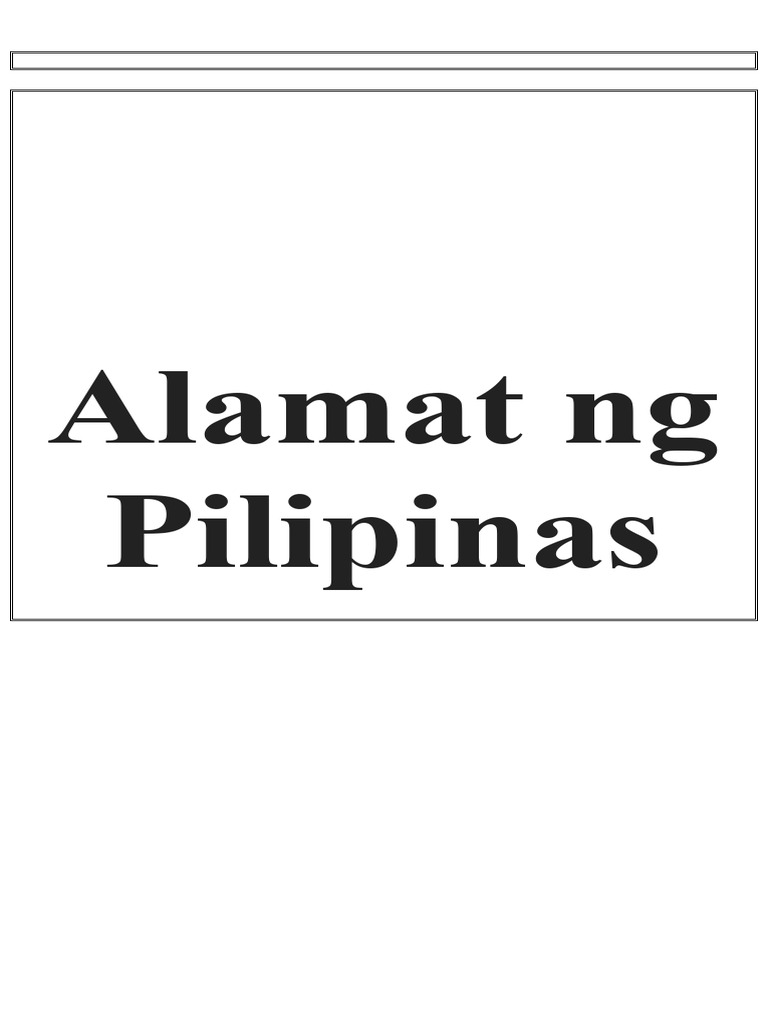 Ang-Alamat-ng-Pilipinas - G6 | PDF
