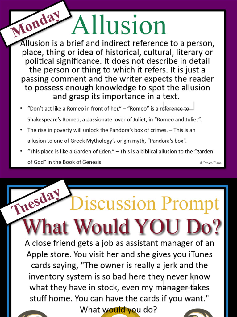 Understanding Allusion in Literature | PDF