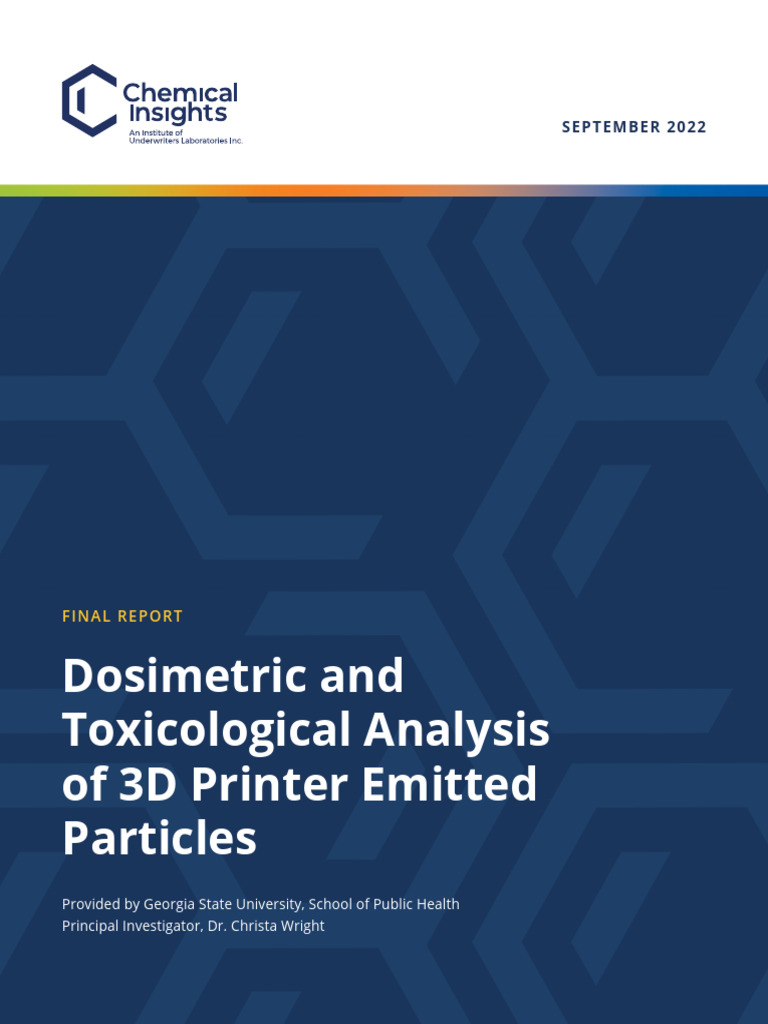 Chemical Insights - 3D Toxicity Report - Final | PDF | Particulates ...