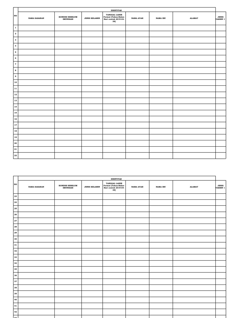 Form Kipi Non Serius 2023 | PDF