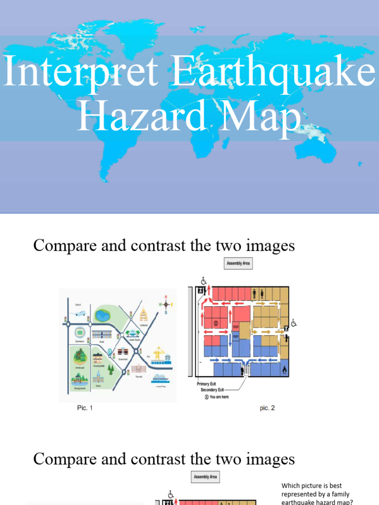 Interpreting Earthquake Hazard Map | PDF | Earthquakes | Hazards