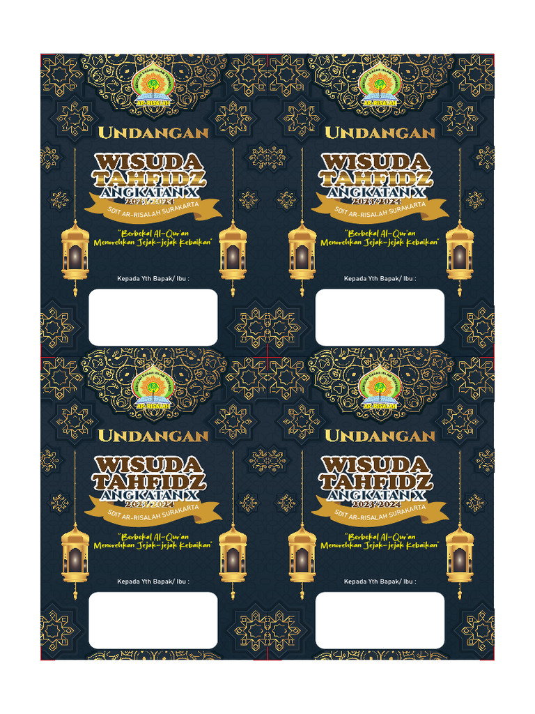 Cetak Undangan WT 2024 | PDF