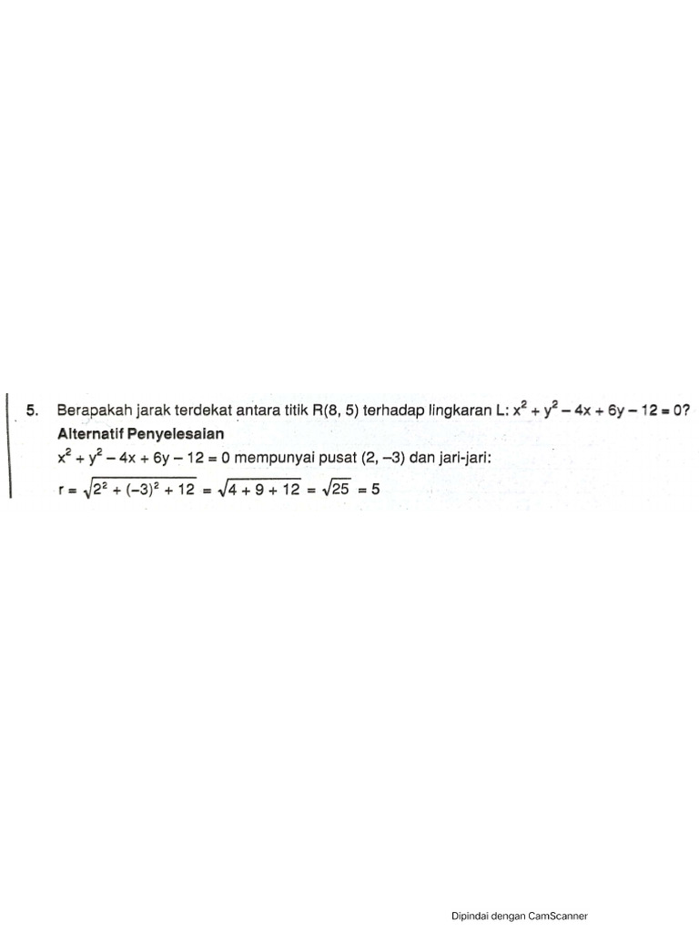 Contoh Untuk Nomor 3B | PDF