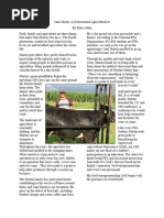 FFA Creed: Beliefs in Agriculture | PDF