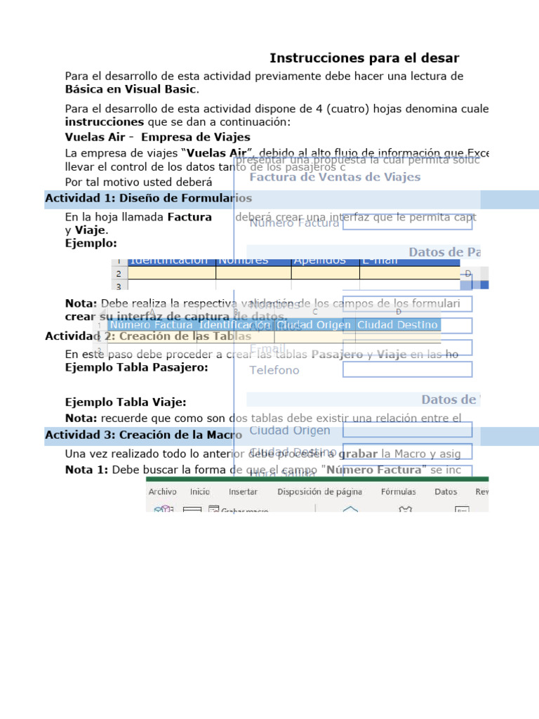 Insumos Ciclo de La Tarea 3 | PDF | Básico | Macro (informática)