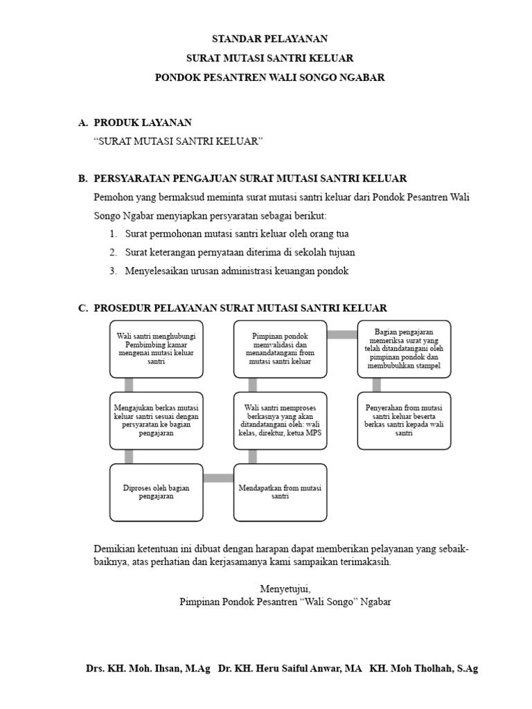 Sop Surat Mutasi | PDF