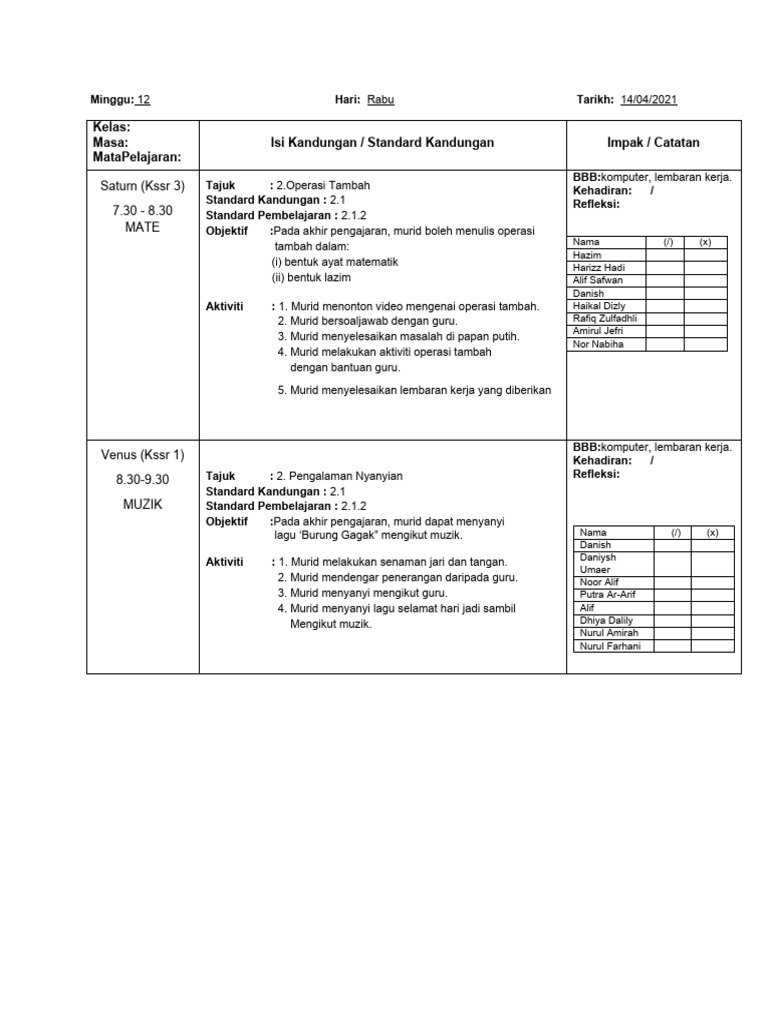 Minggu 12 - Rabu 14.04.2021 | PDF