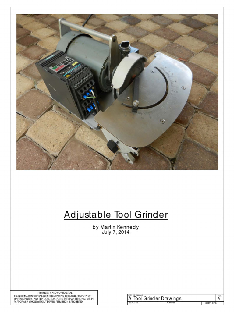 Tool Grinder Plans | Download Free PDF | Drill | Tools