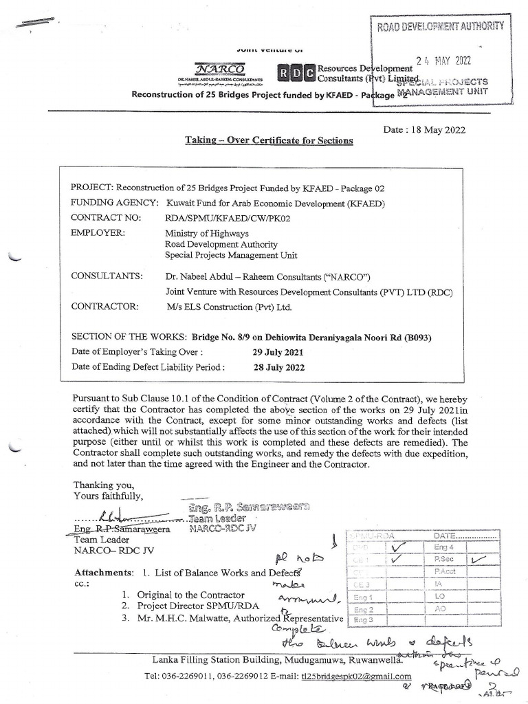 Taking Over Certificates | PDF