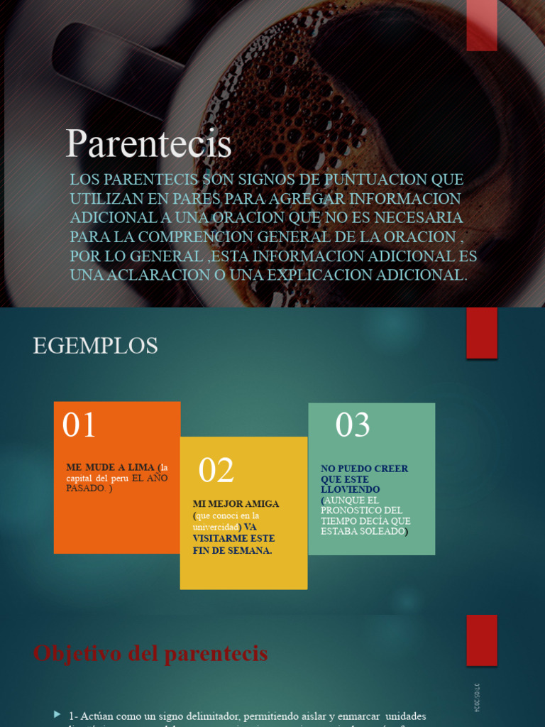 Uso y Función de los Paréntesis | PDF