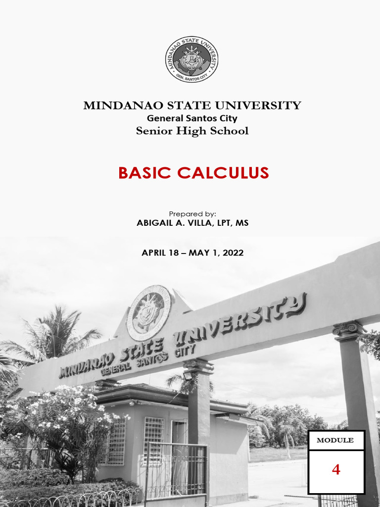 Basic Calculus Mod4 | PDF | Calculus | Tangent