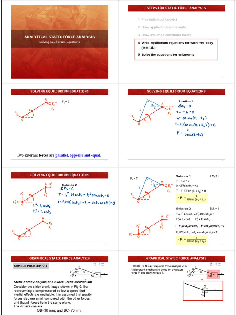 MA2002 - Week 10 | PDF | Force | Equations