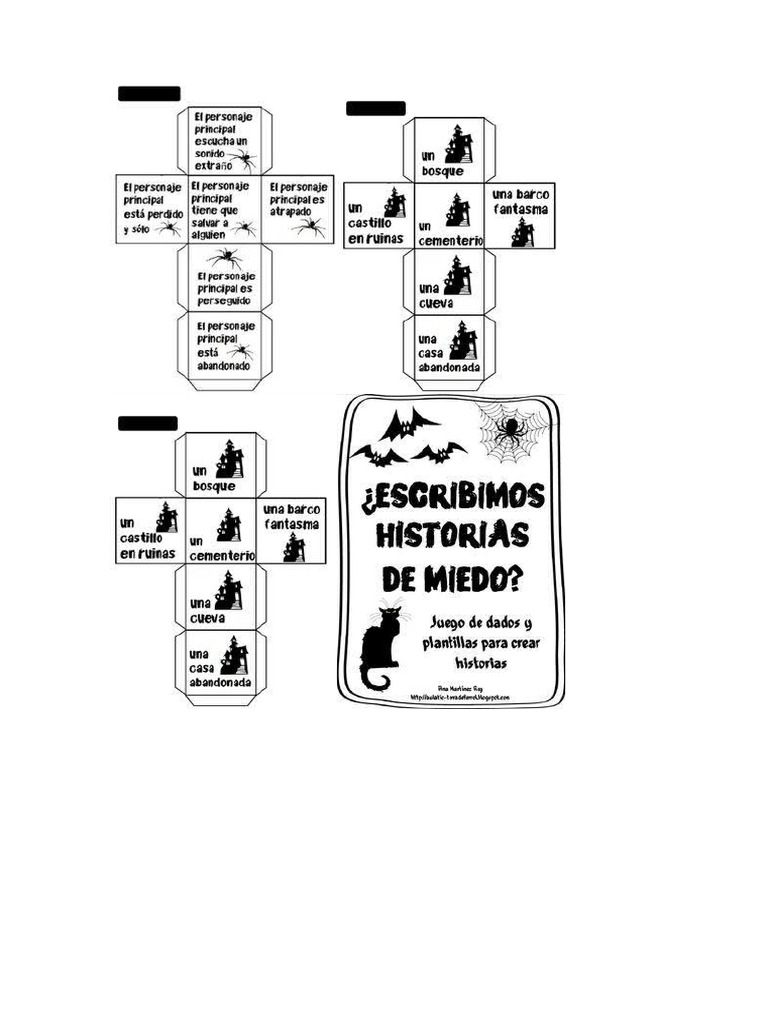 Dados Cuento de Terror | PDF