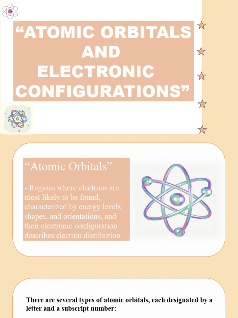Atomic Orbitals 1 | PDF