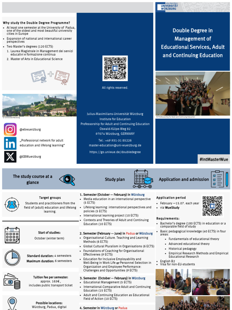Double Degree in Adult Education Management | PDF | Academic Degree ...