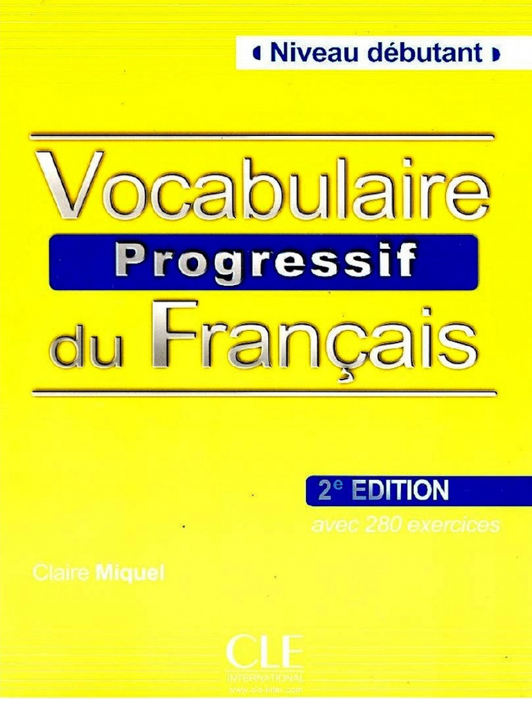 Vocabulaire Progressif - Debutant | PDF