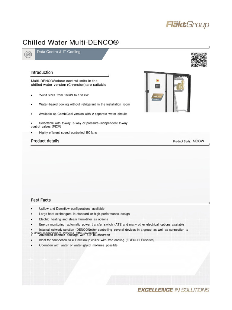 Chilled Water Multi-DENCO® | PDF | Manufactured Goods | Home Appliance