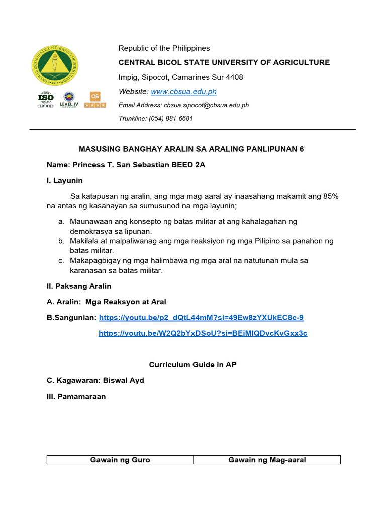 DLP-in-Araling-Panlipunan-San-Sebastian | PDF
