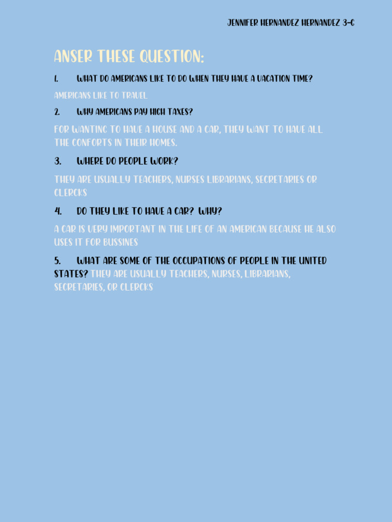 Anser These Question | PDF