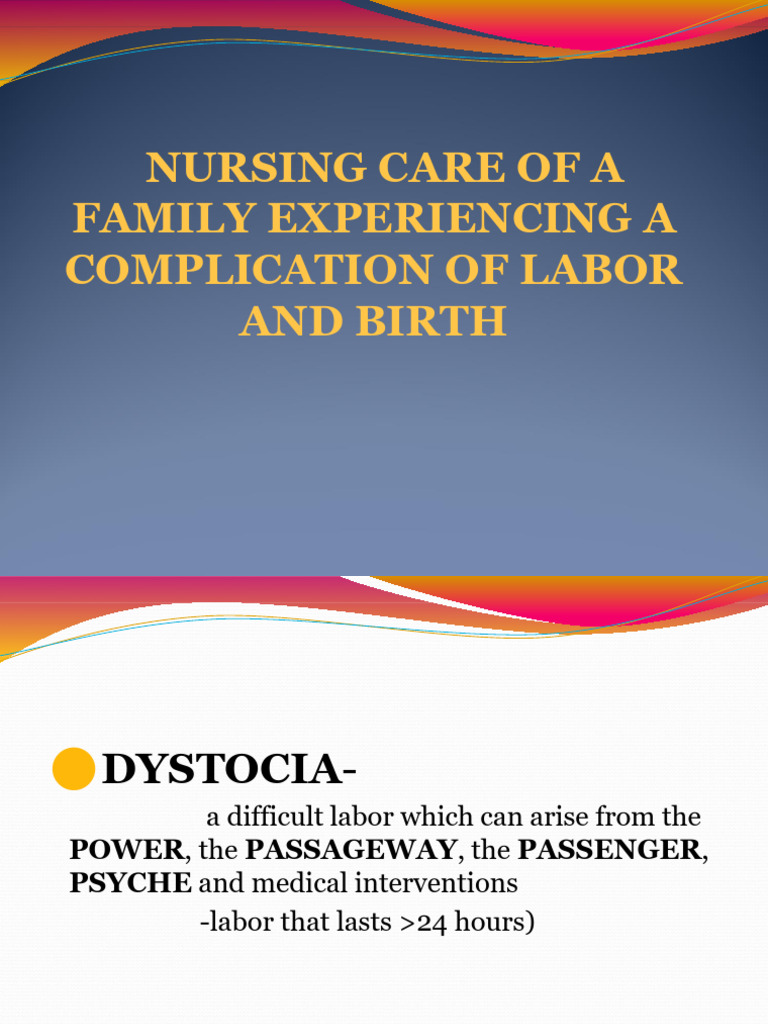 3 Nursing Care of The Client During Labor and Delivery 1 | PDF ...