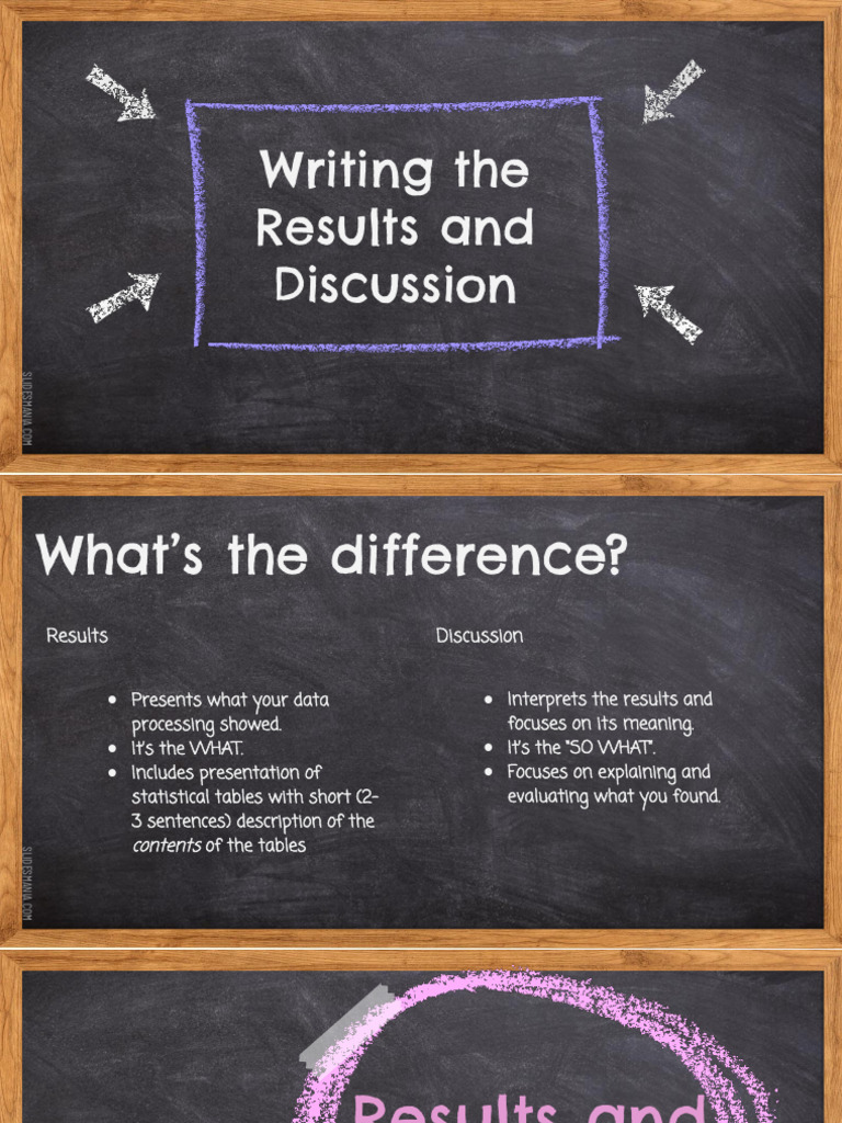 Writing Results and Discussion Sections | PDF | Hypothesis | Cognition