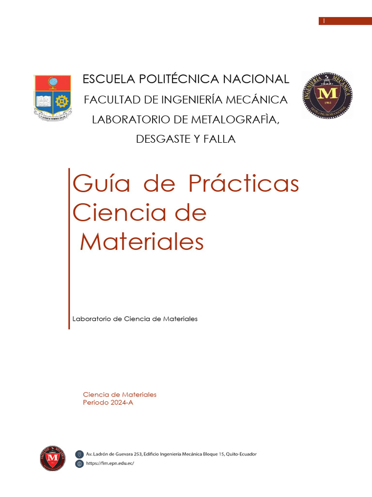 1 DC-6.1-FF-01 Guia de Prácticas de Laboratorio - CM | PDF | Enlace químico | Enlace covalente